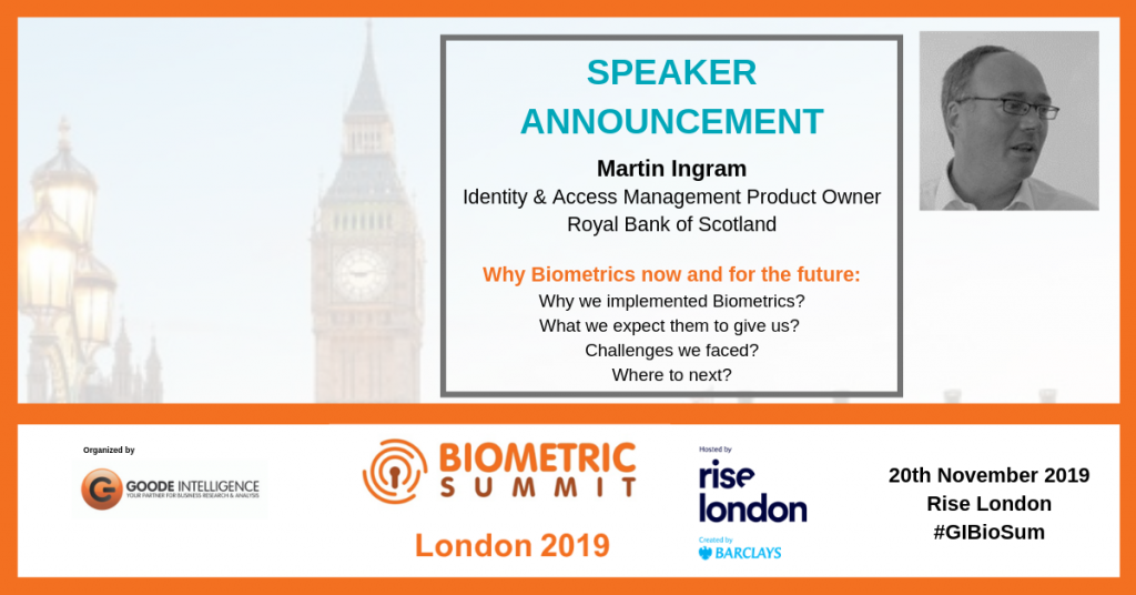 Speaker announcement – Martin Ingram, RBS | Goode Intelligence